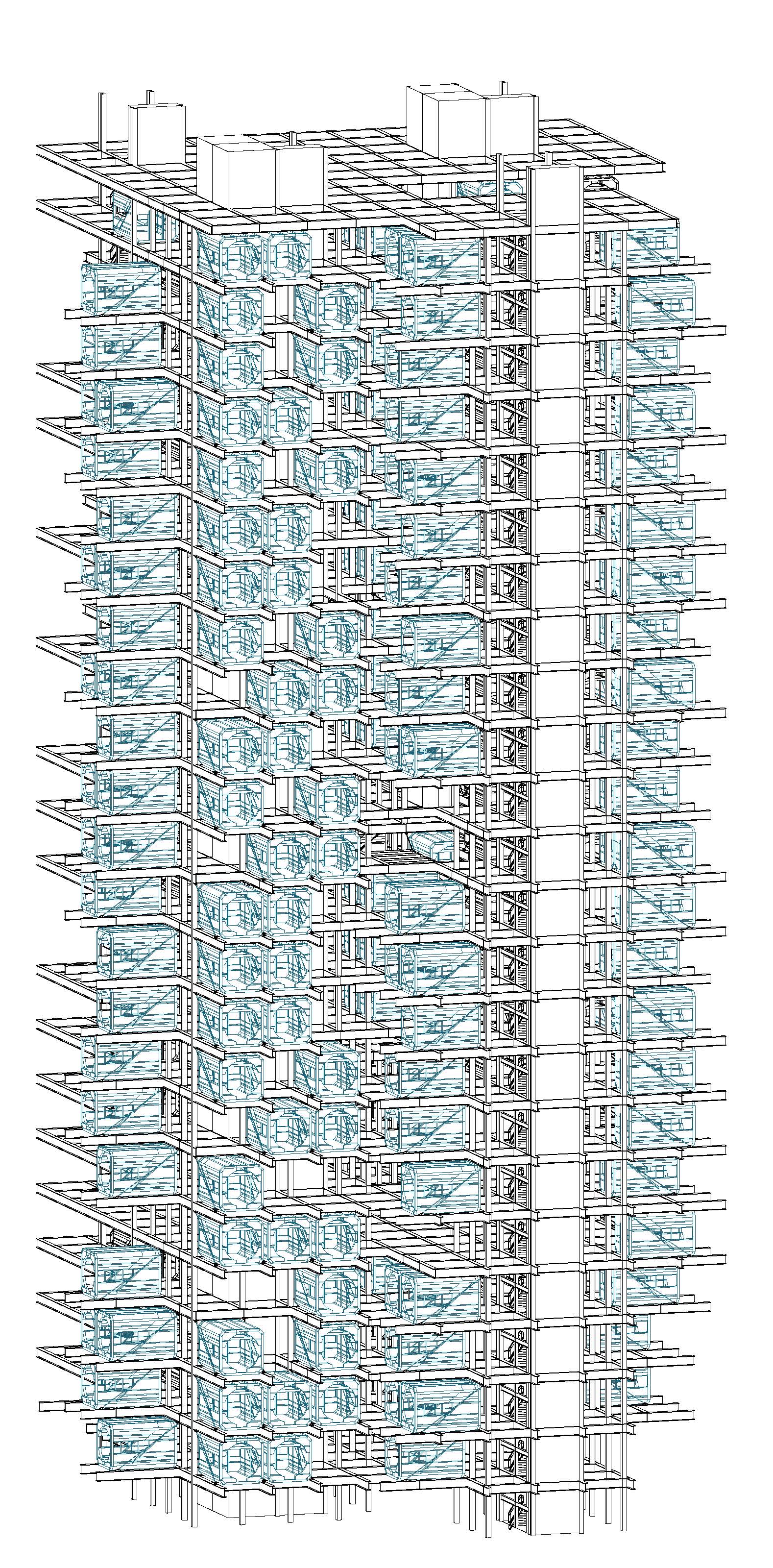 Pods Inserted Into Primary Structure – SAUL S ARCHILA